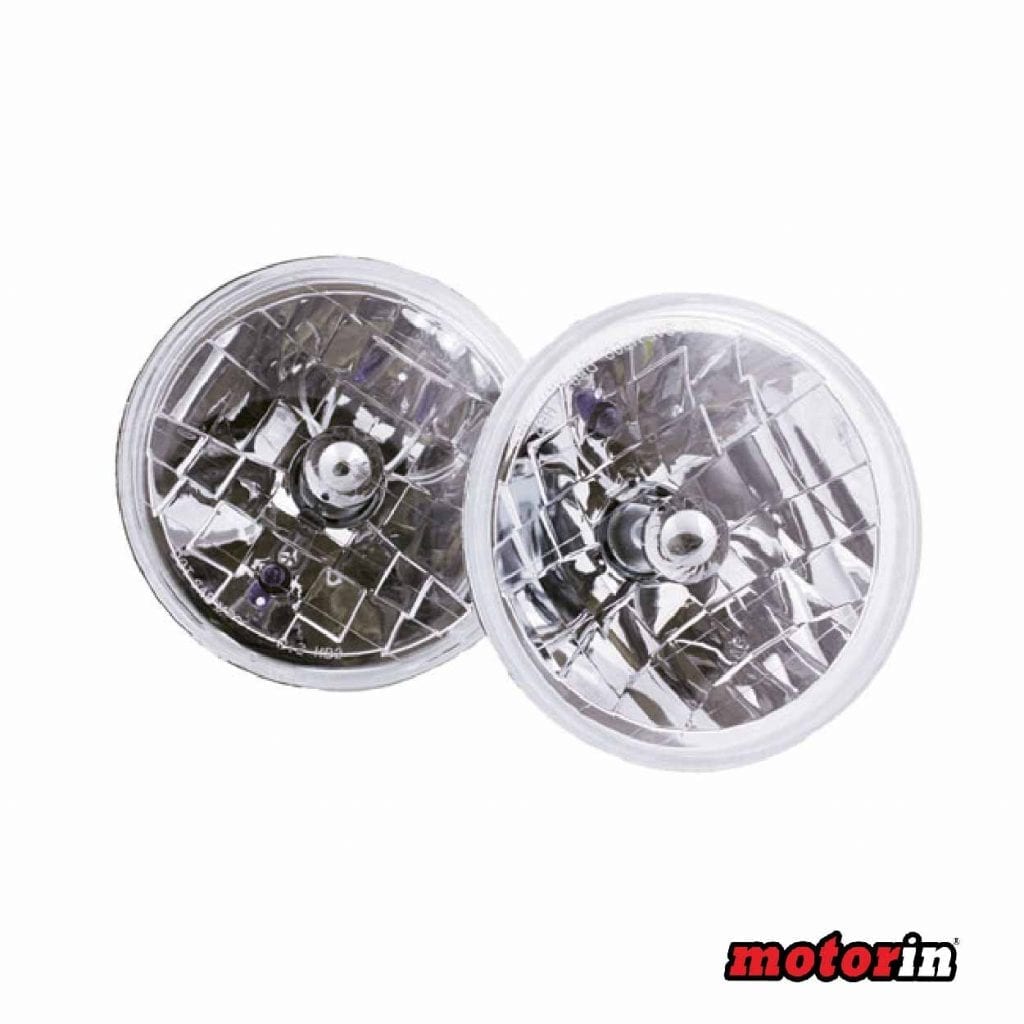 Par de Faróis de 7 Polegadas "Angel Eyes" Land Rover Defender - Motorin